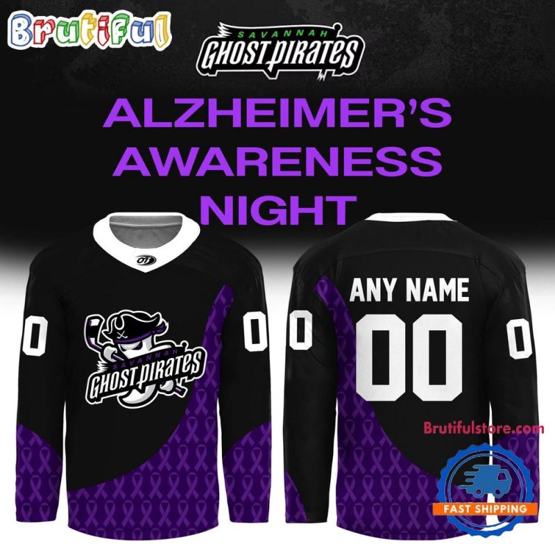 Savannah Ghost Pirates Alzheimer’s Awareness Night Limited Edition ...